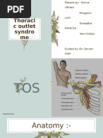 Special Test Thoracic OUTLET SYNDROME | PDF
