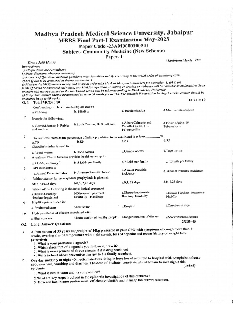 PSM Mpmsu Paper 1 (2018-2023) - 1 - 250702 - 224327 | PDF