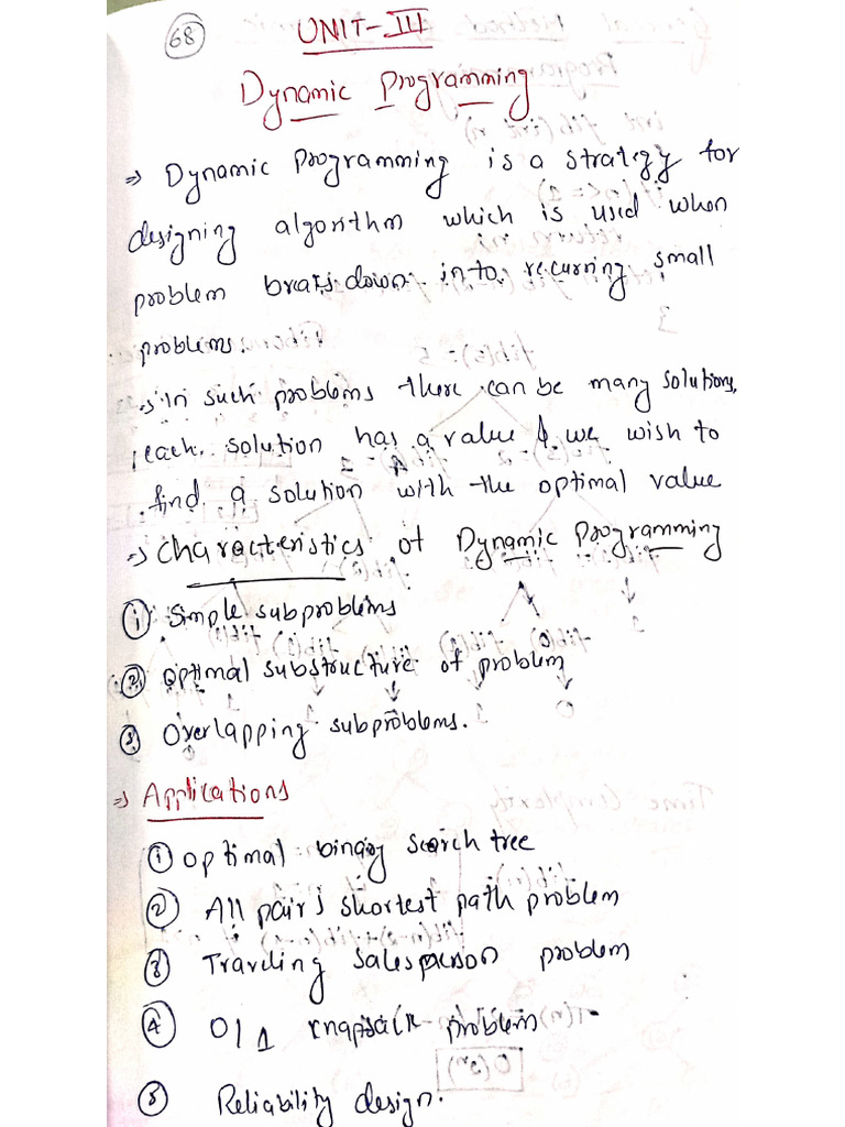 DAA Unit 3 Notes | PDF