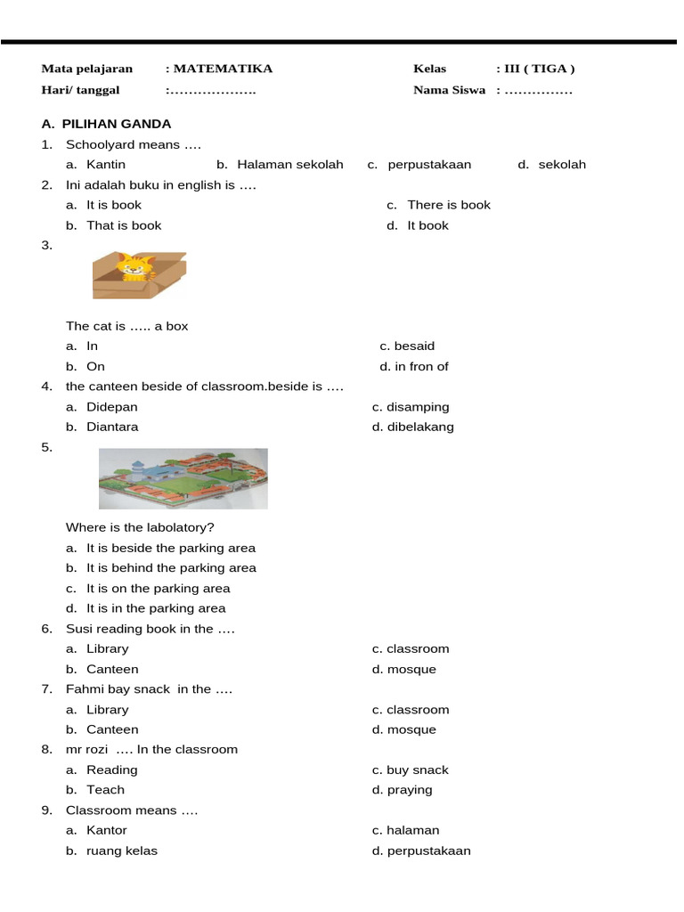 Bahasa Inggris Kelas 3 | PDF | Chess Theory | Chess