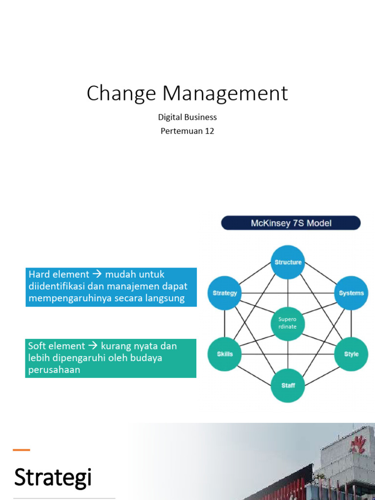 Change Management-Digital Bisnis Pertemuan 12 | PDF