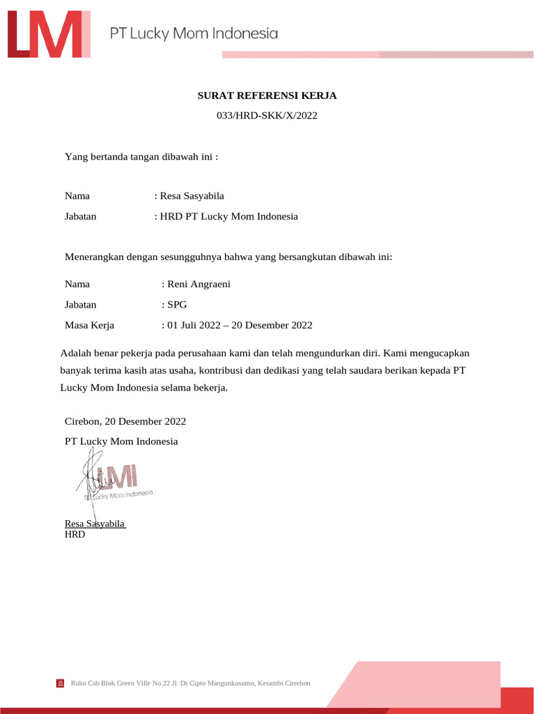 PAKLARING LUCKY MOM INDONESIA | PDF