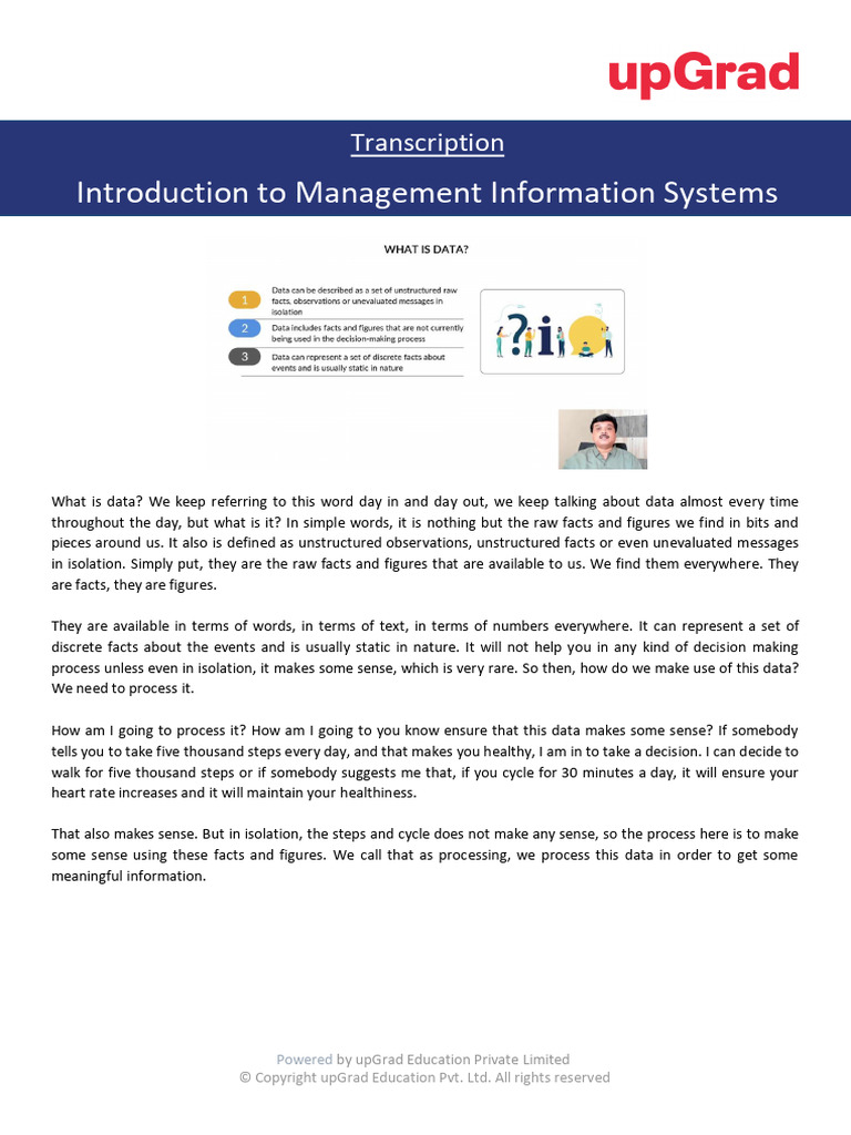 Understanding Data and Information | PDF | Enterprise Resource Planning ...
