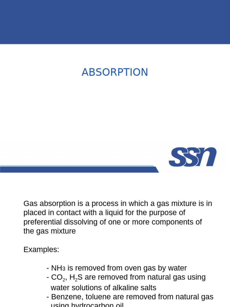 Introduction - Absorption | PDF | Solubility | Gases