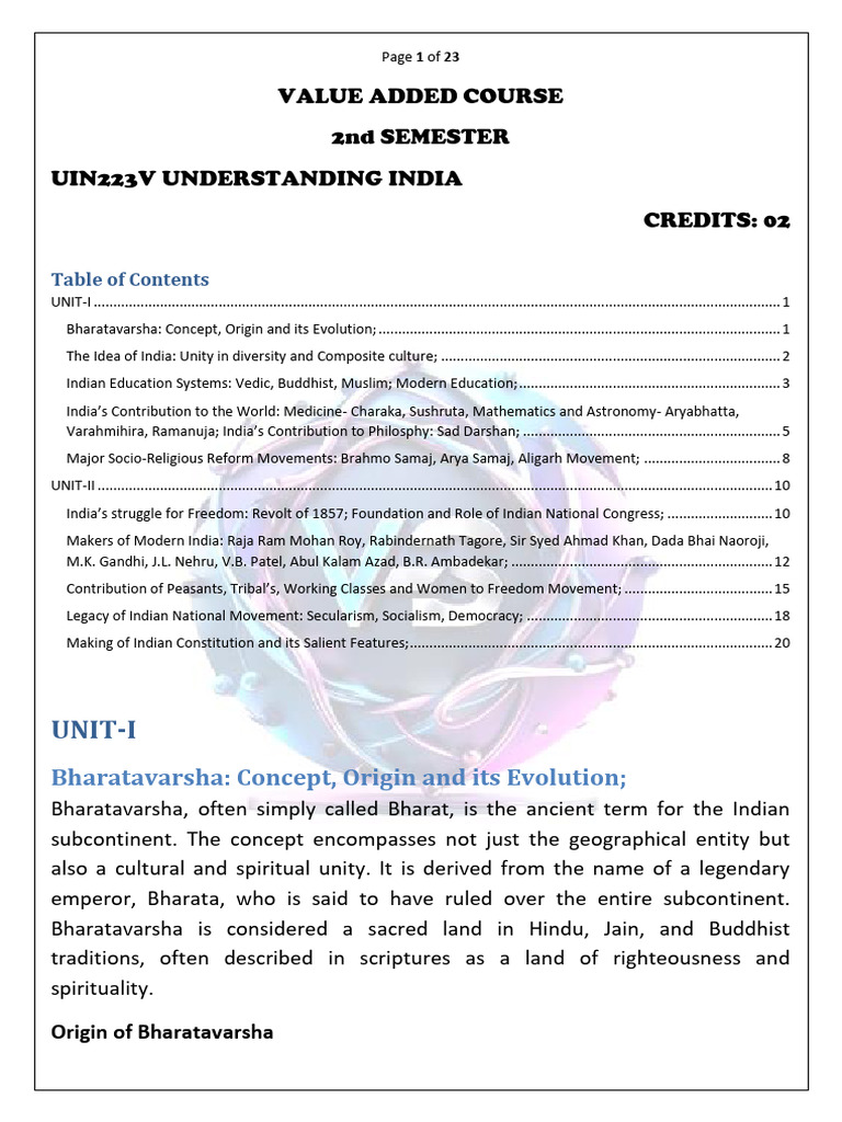 Understanding India Notes | PDF | Indian Independence Movement ...