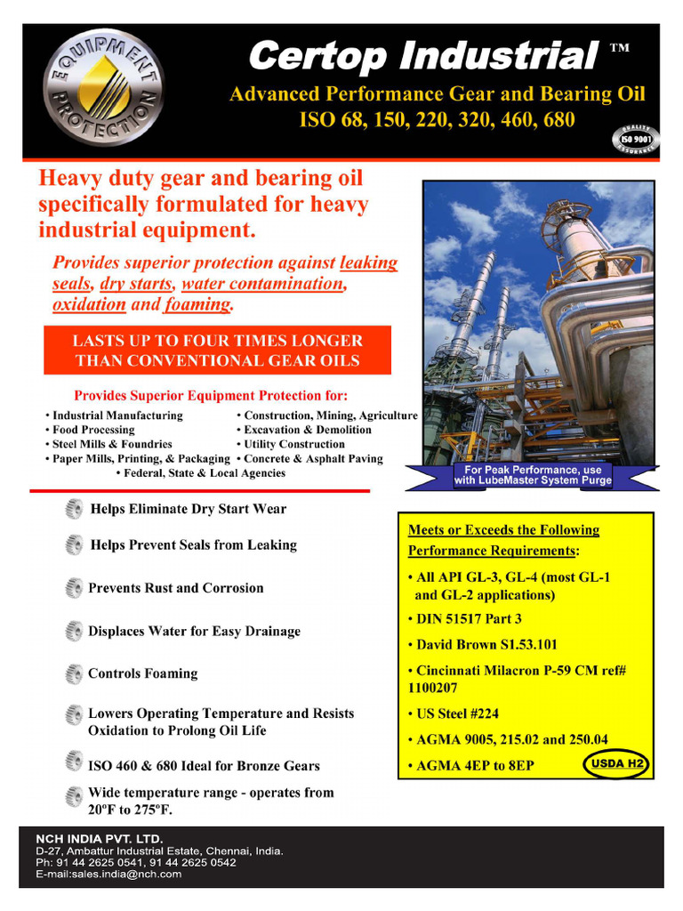 Certop 320 220-Techsheet | PDF