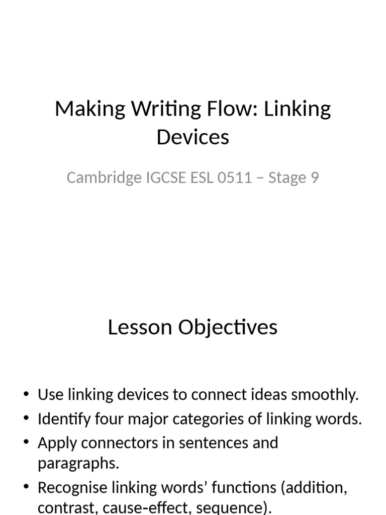 Linking Devices PPT Stage9 0511 | PDF
