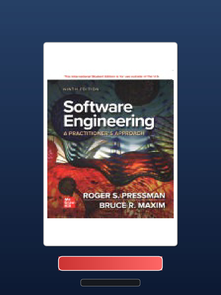 Software Engineering A Practitioners Approach 9th Edition Roger S Pressman Digital Access | PDF ...