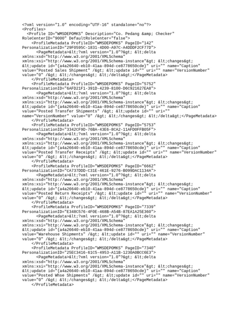 WMSDEPOMKS | PDF | Data Serialization Formats | Xml