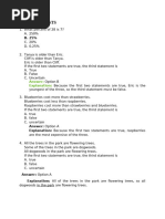 Math Aptitude Test Questions & Answers | PDF | Area | Mathematics