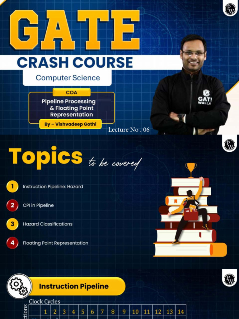 Pipeline Processing & Floating Point Representatio 250416 231651 | PDF