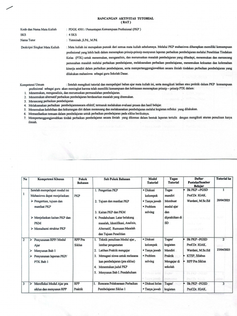 Rat Sat PKP 8B | PDF