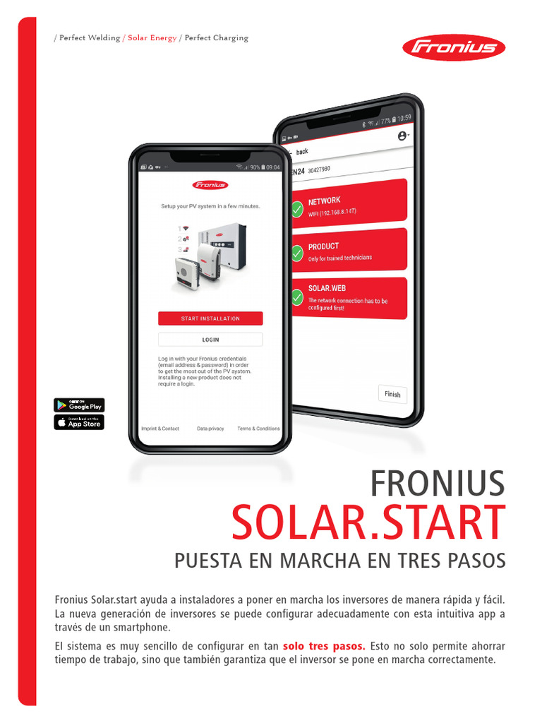 SE FLY Fronius Solar Start App ES | PDF | Aplicación movil | Informática