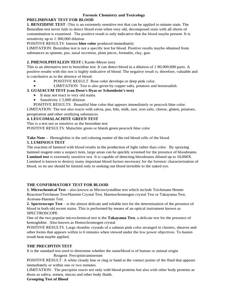 Forensic Chemistry and Toxicology | PDF | Death | Semen