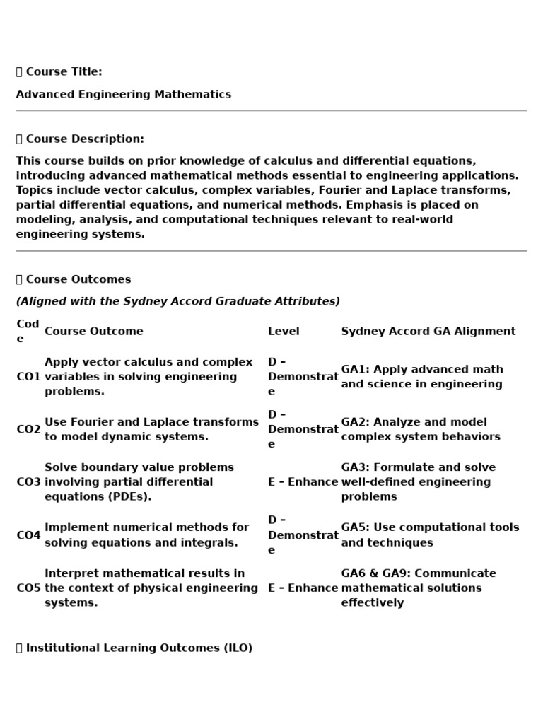 Advanced Engineering Math | PDF | Partial Differential Equation ...