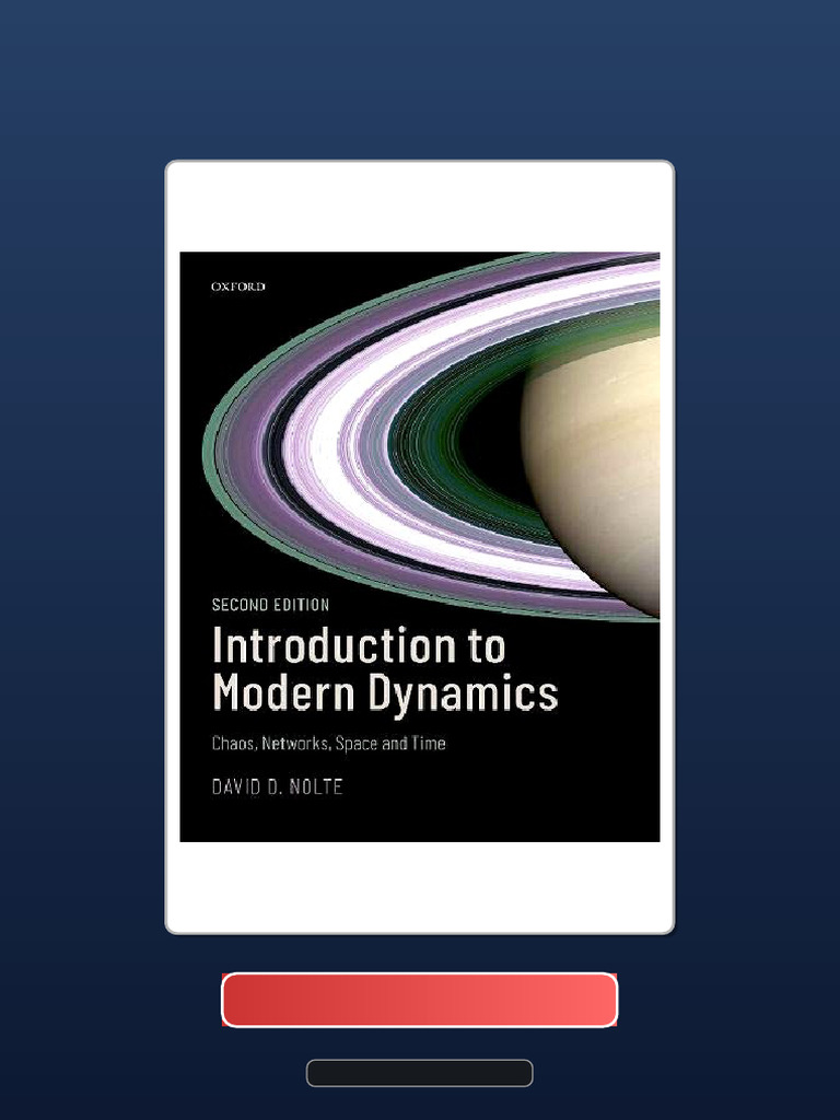 Complete Bundle Testbank Introduction To Modern Dynamics Chaos Networks ...