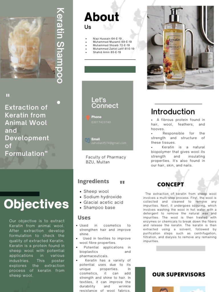 Keratin Shampoo Brochure | PDF | Wool | Textiles