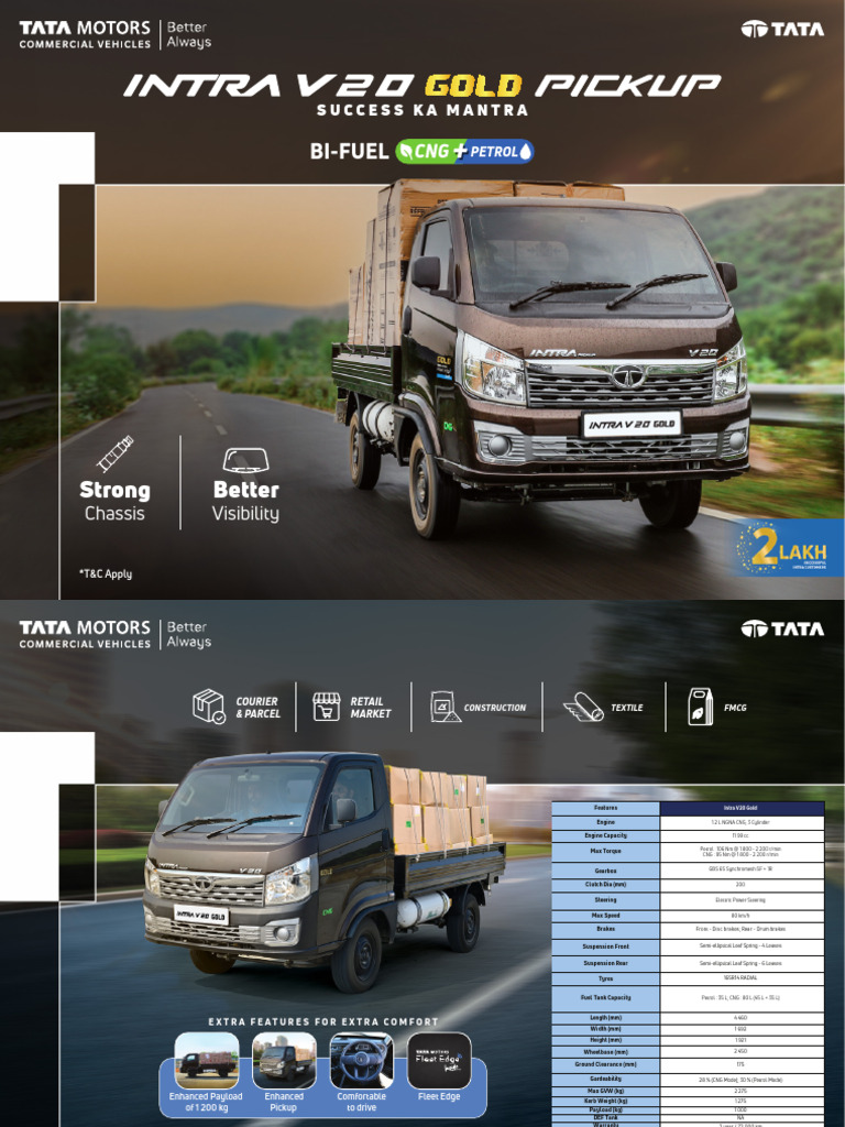 Intra V20 Gold - Brochure - 2 English | PDF | Vehicles | Automotive Industry