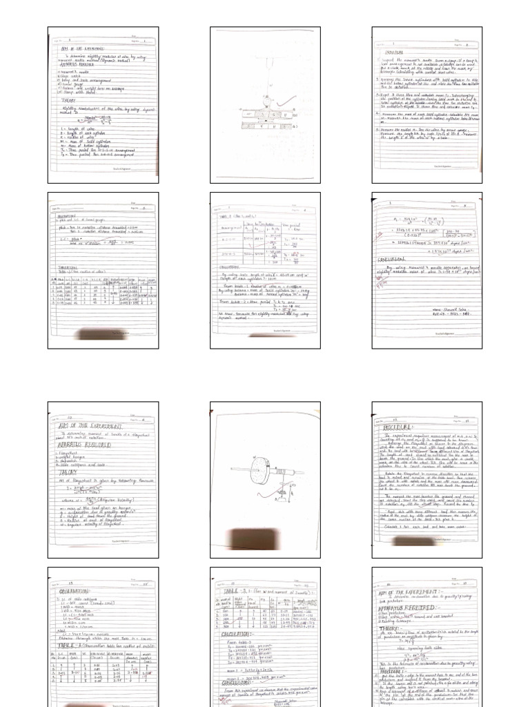 Physics Practical-1 | PDF