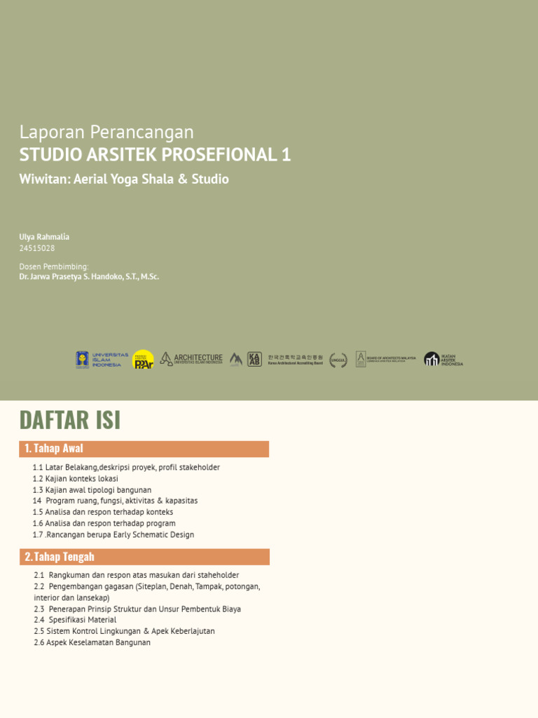 Proposal Perancangan - SAP 1 - Ulya Rahmalia | PDF