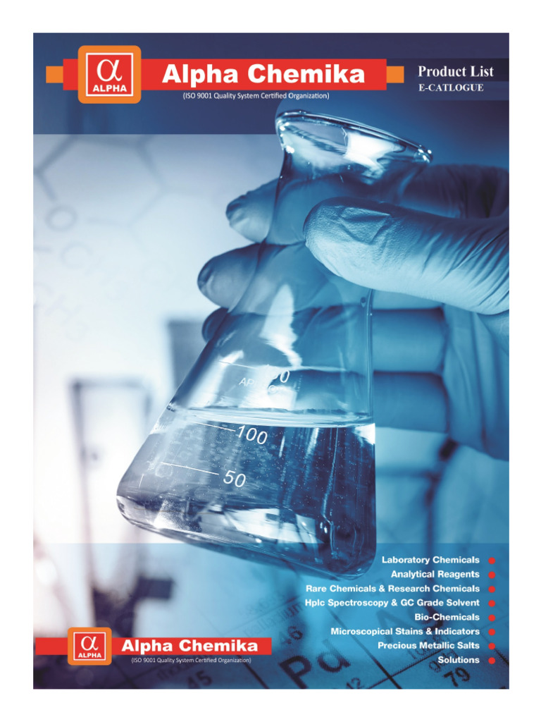 Alpha Chemika e Catlogue | PDF | Aluminium | Ultraviolet