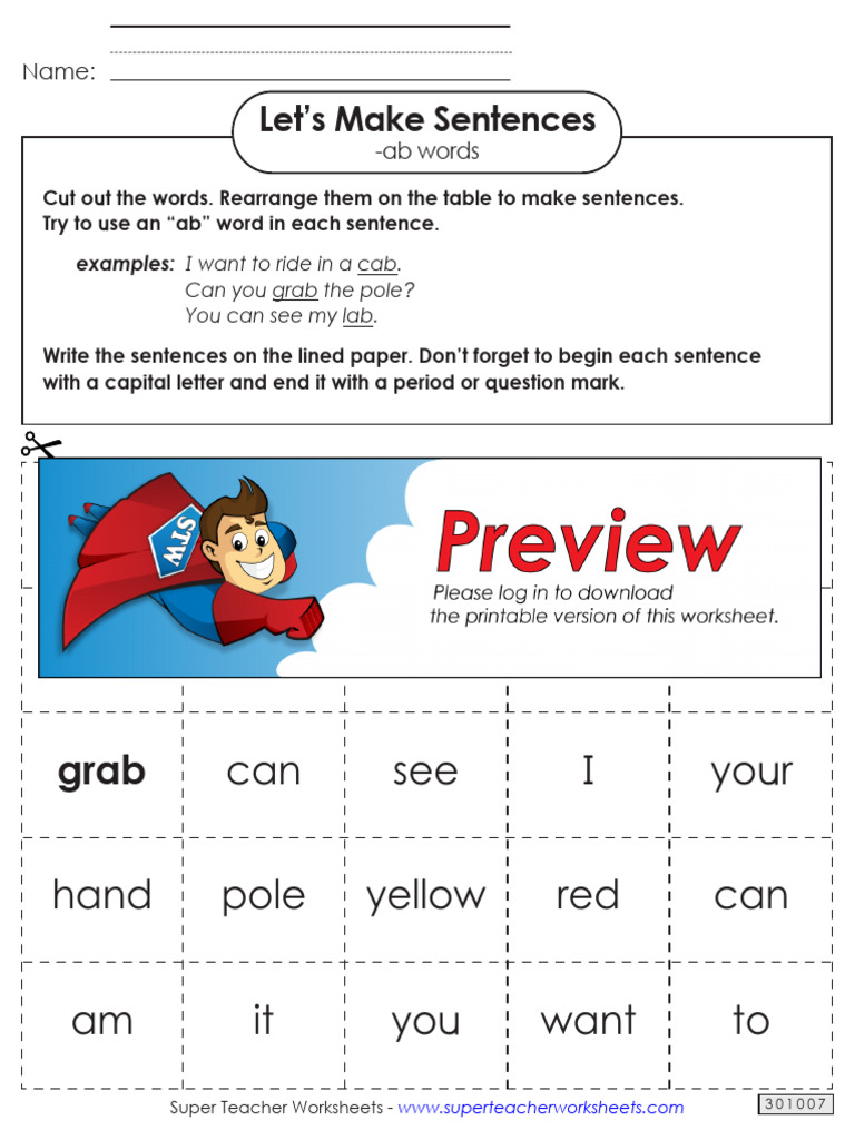 Lets Make Sentences Ab | PDF