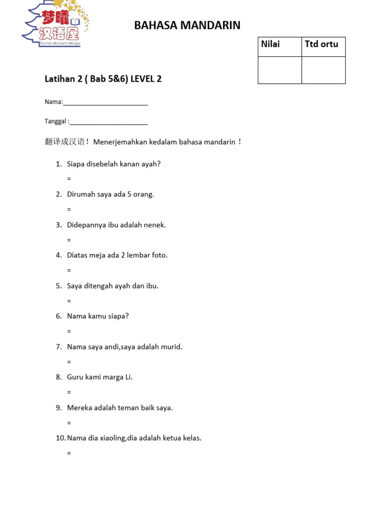 Level 2 Bab 5dan 6 PDF | PDF