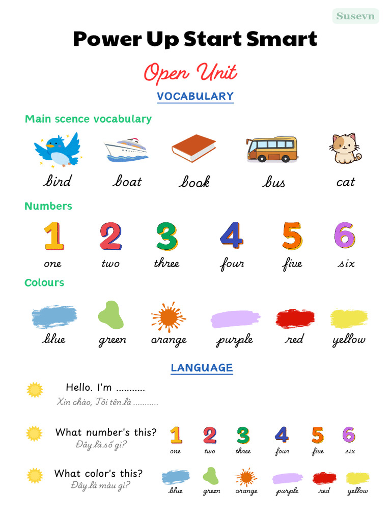 Power Up Start Smart Vocabulary | PDF