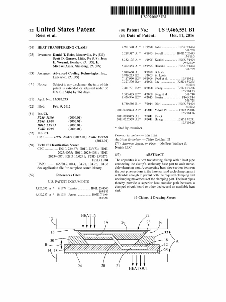 United States Patent: Reist Et Al. Patent Date of Patent: Oct. 11, 2016 ...