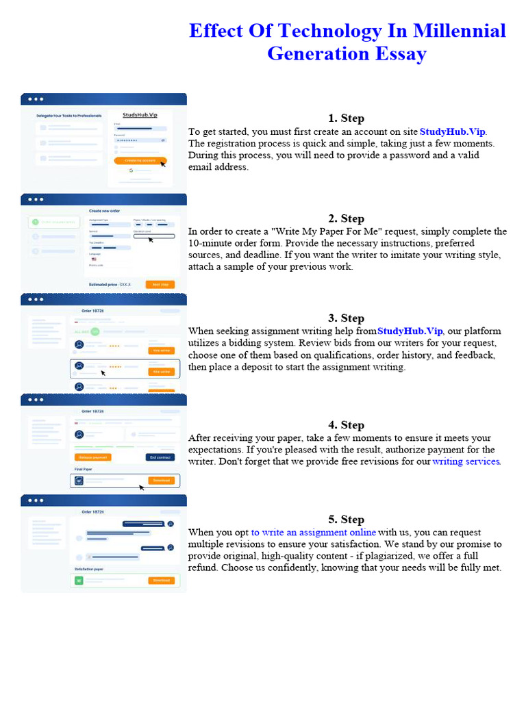 Effect of Technology in Millennial Generation Essay | PDF | Japanese ...