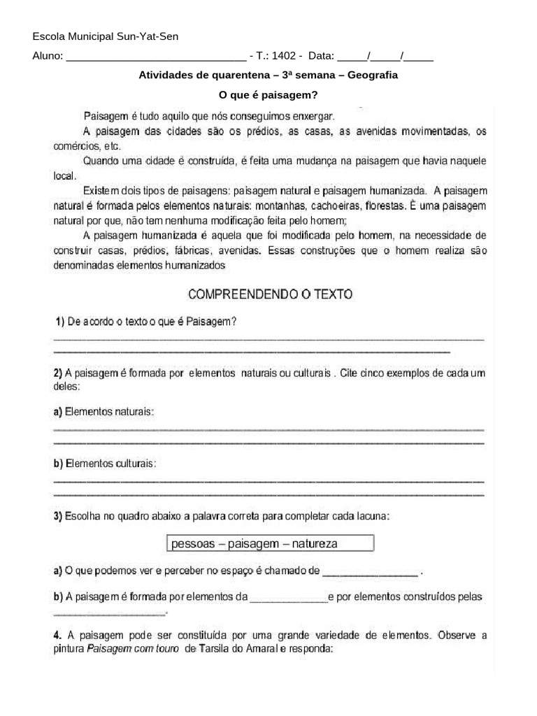 Geografia.3a.semana | PDF