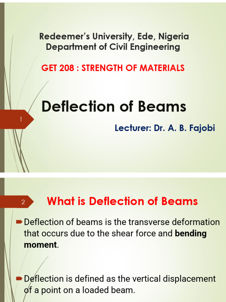 Get 208-Deflection of Beams | PDF | Beam (Structure) | Bending