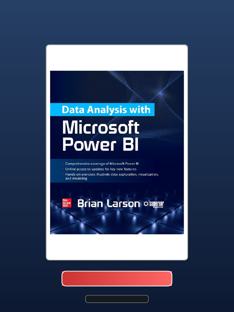 Data Analysis With Microsoft Power Bi Brian Larson Digital Access | PDF | Multiple Choice ...
