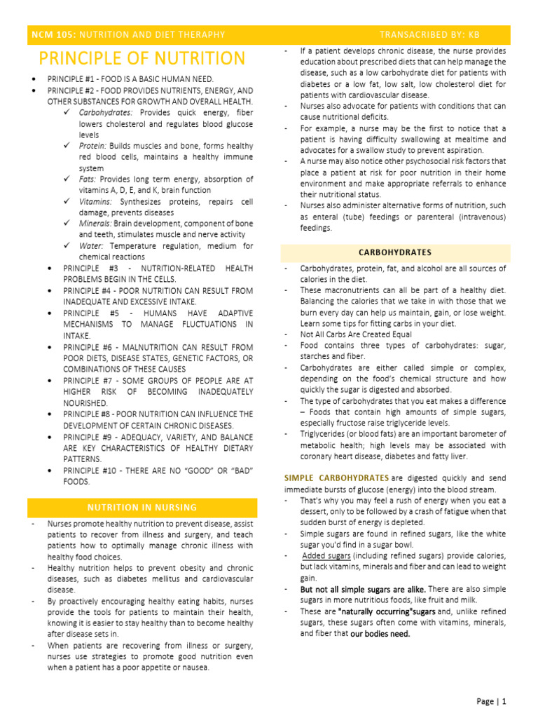 Nutrition Principles and Diet Therapy | PDF | Lipoprotein | Omega 3 ...