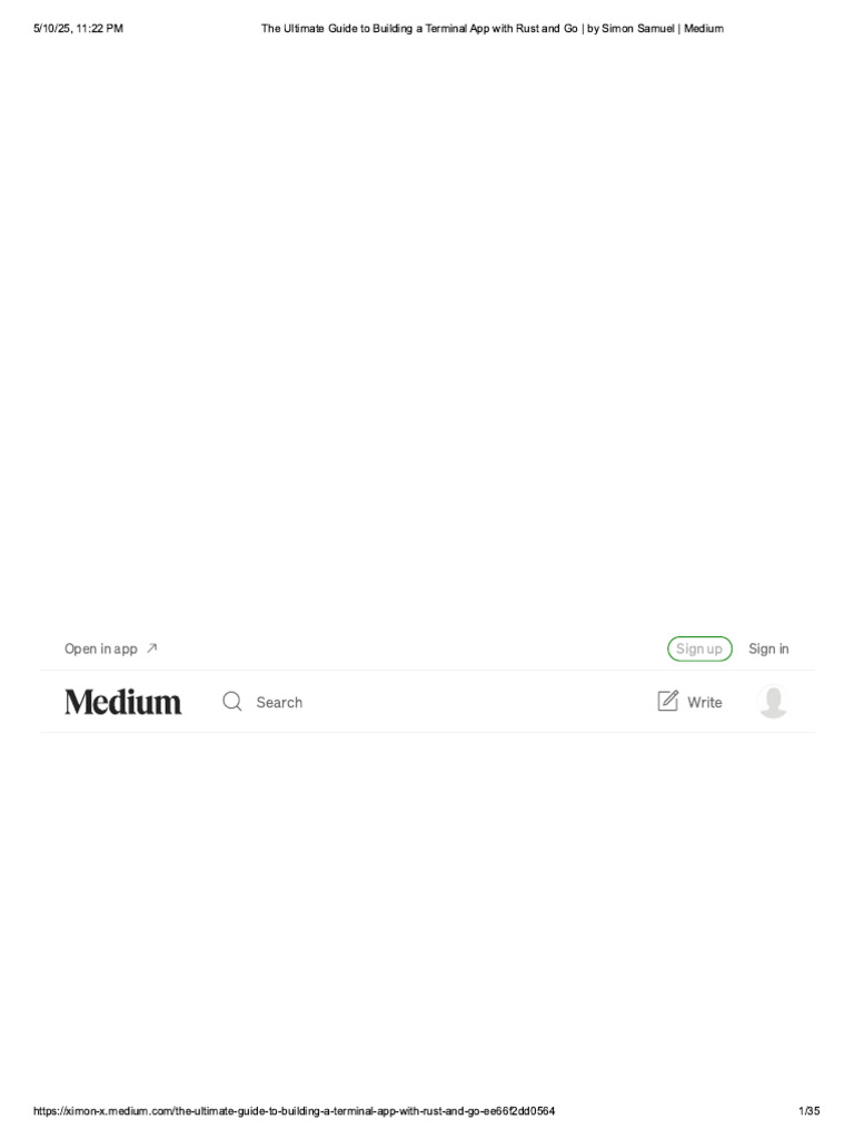 The Ultimate Guide To Building A Termin.. | PDF