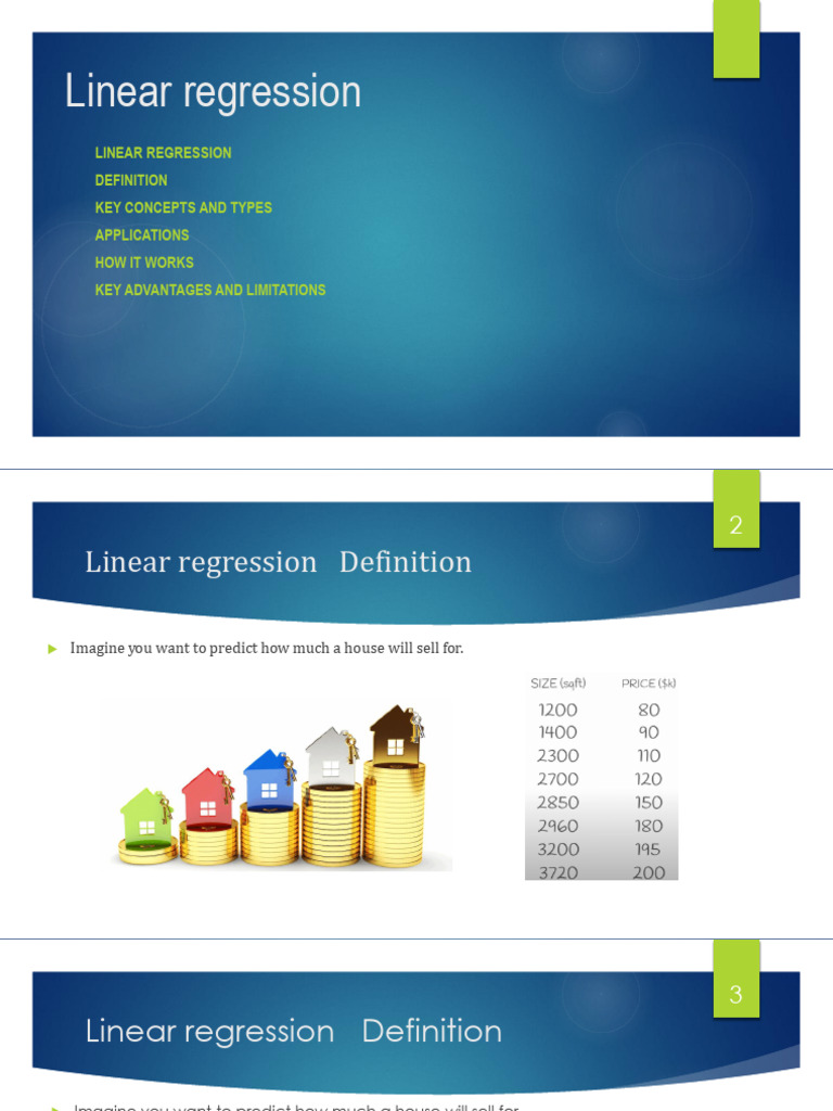 Chap 2 Linear Regression - Part1 | PDF | Dependent And Independent ...