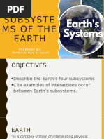 Earth Science Subsystems Concept Map | PDF | Earth | Atmosphere