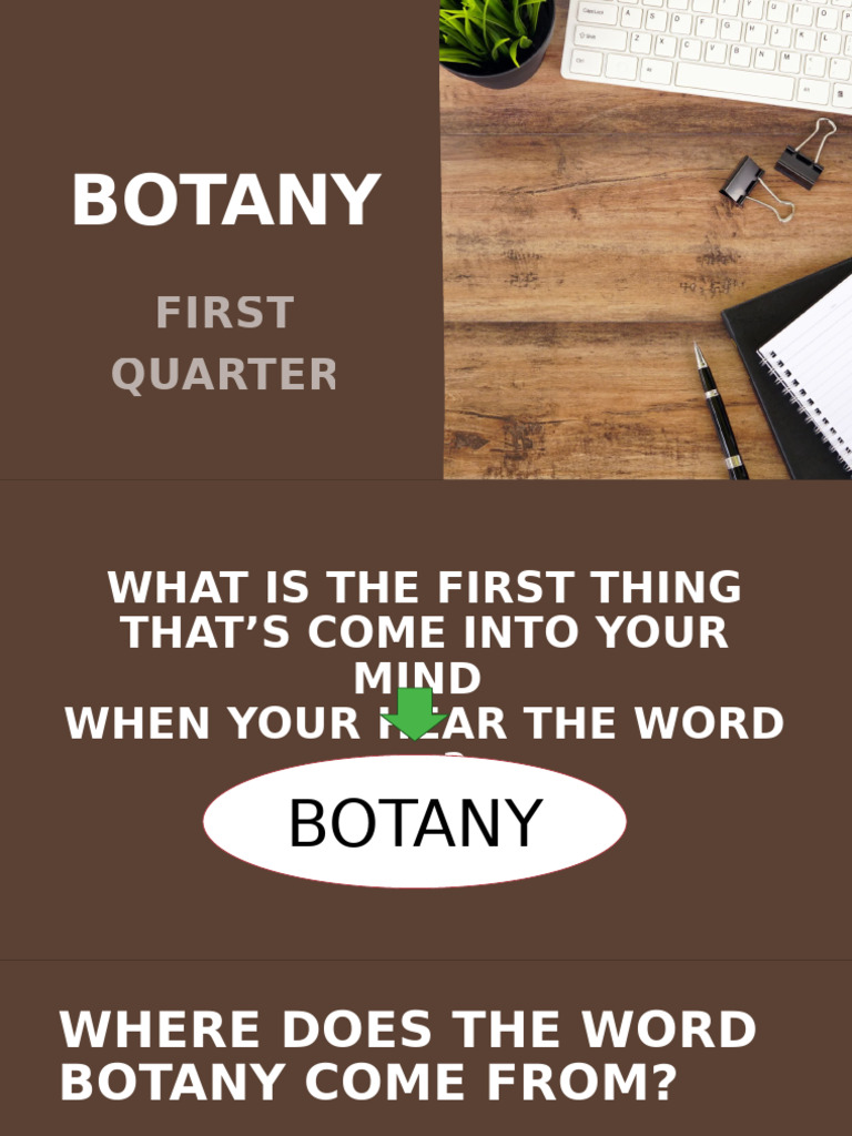 History and Evolution of Botany | PDF | Botany | Plants