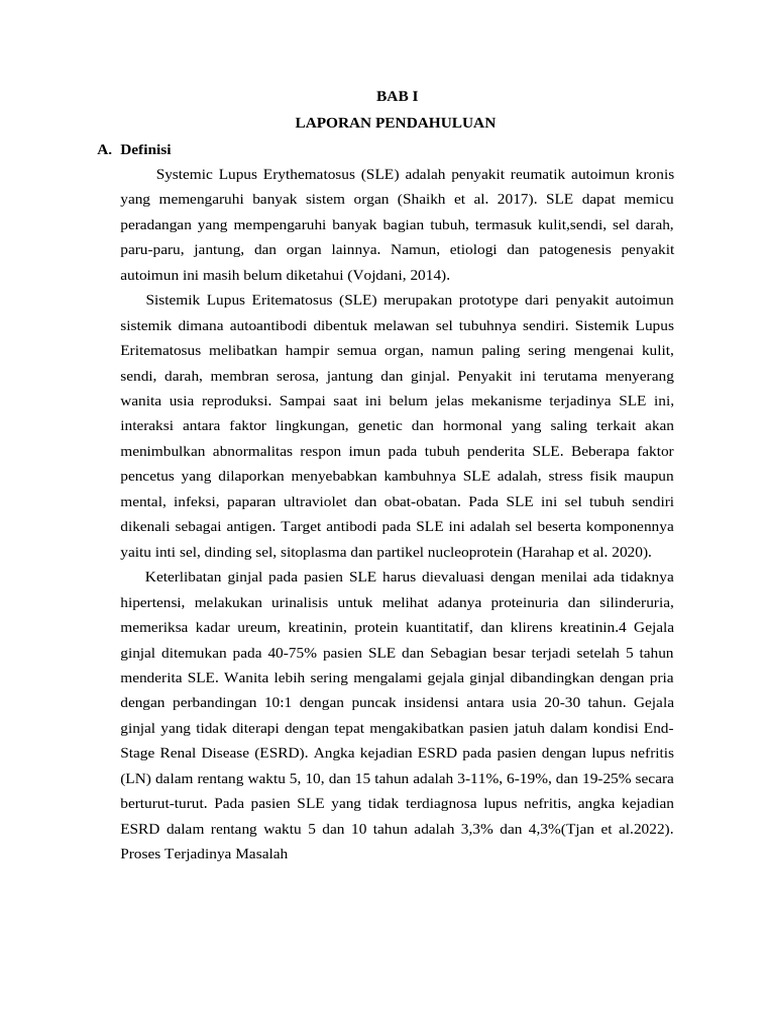 Penyakit Lupus Eritematosus Sistemik: Gejala dan Penyebab | PDF