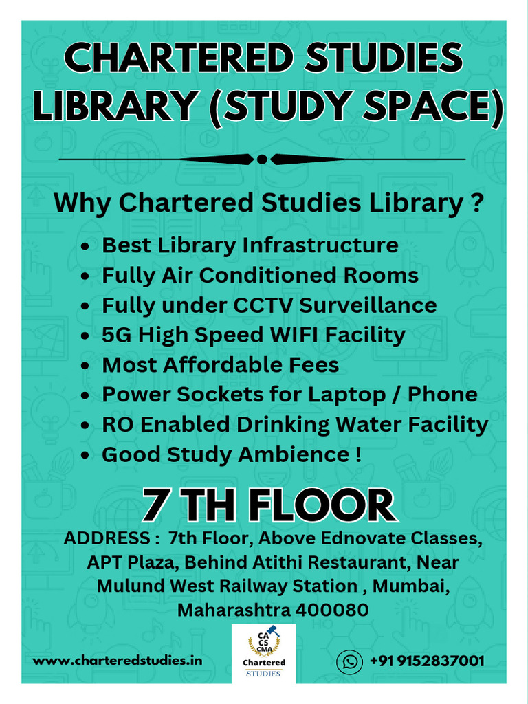 Chartered Studies Library in Mulund West | PDF