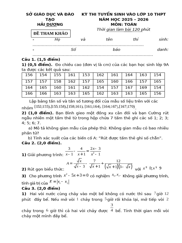 ĐỀ TS10.CG.camvan.nguyenthiduong | PDF