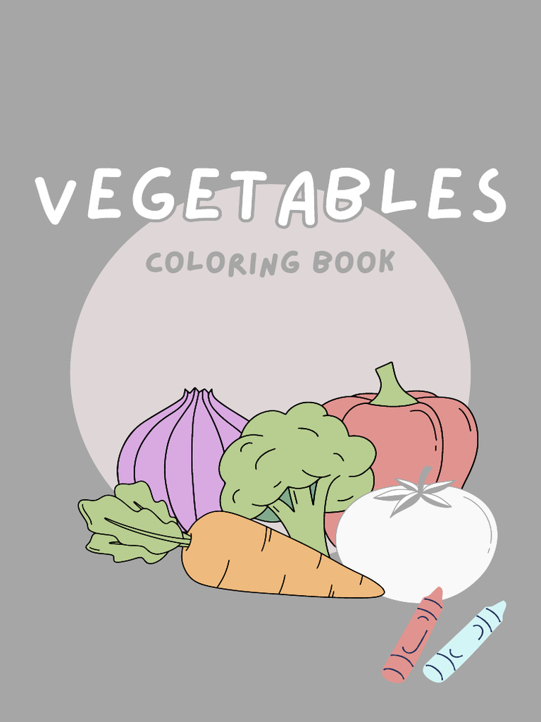 Vegetable Coloring Book | PDF