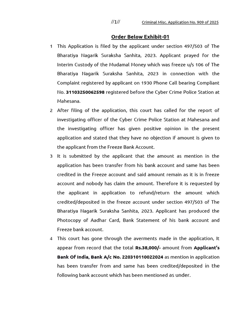 Display - PDF - 2025-07-01T103030.406 | PDF | Bail | Government