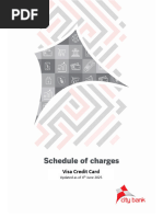 MTB Credit Card Charges Overview | PDF | Debit Card | Credit Card