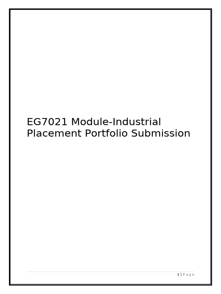 Industrial Placement Portfolio Solution File | PDF | Web Development ...