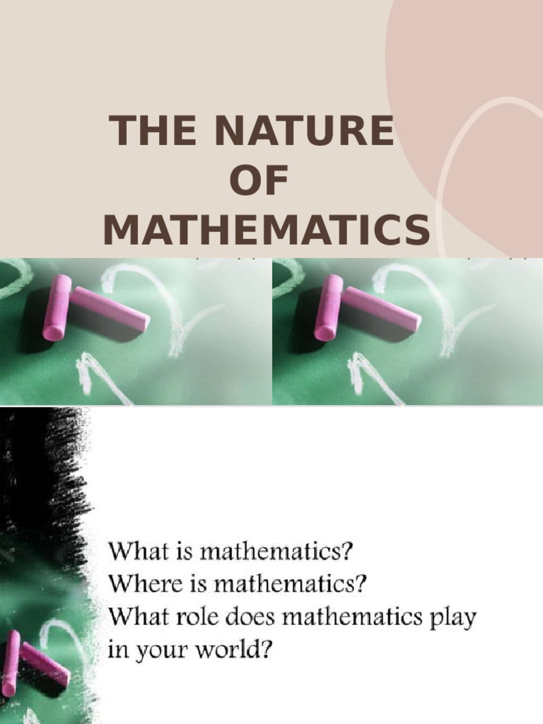 Nature of Mathematics | PDF