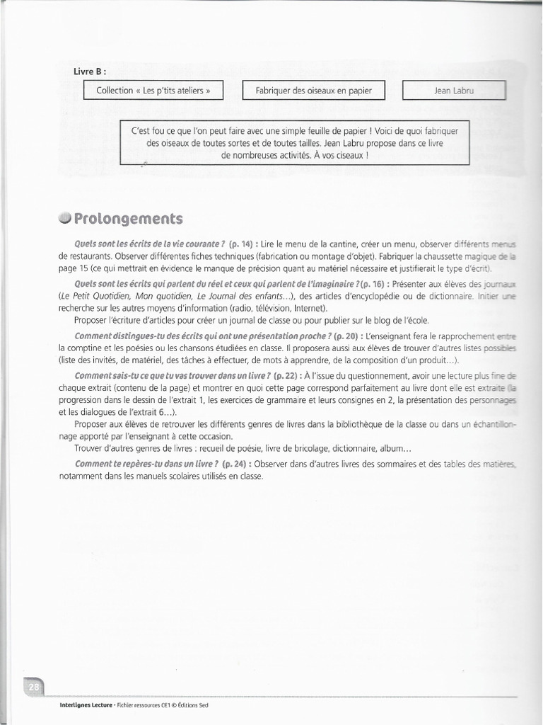 Interligne CE1 Guide Partie 2 | PDF