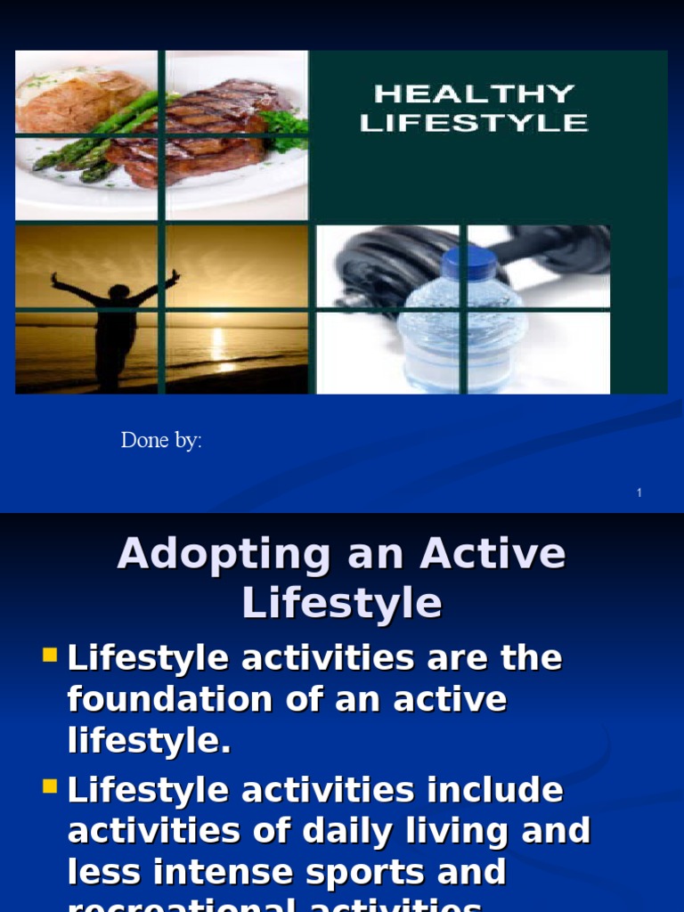 Promoting an Active Lifestyle | PDF | Physical Exercise | Physical Fitness