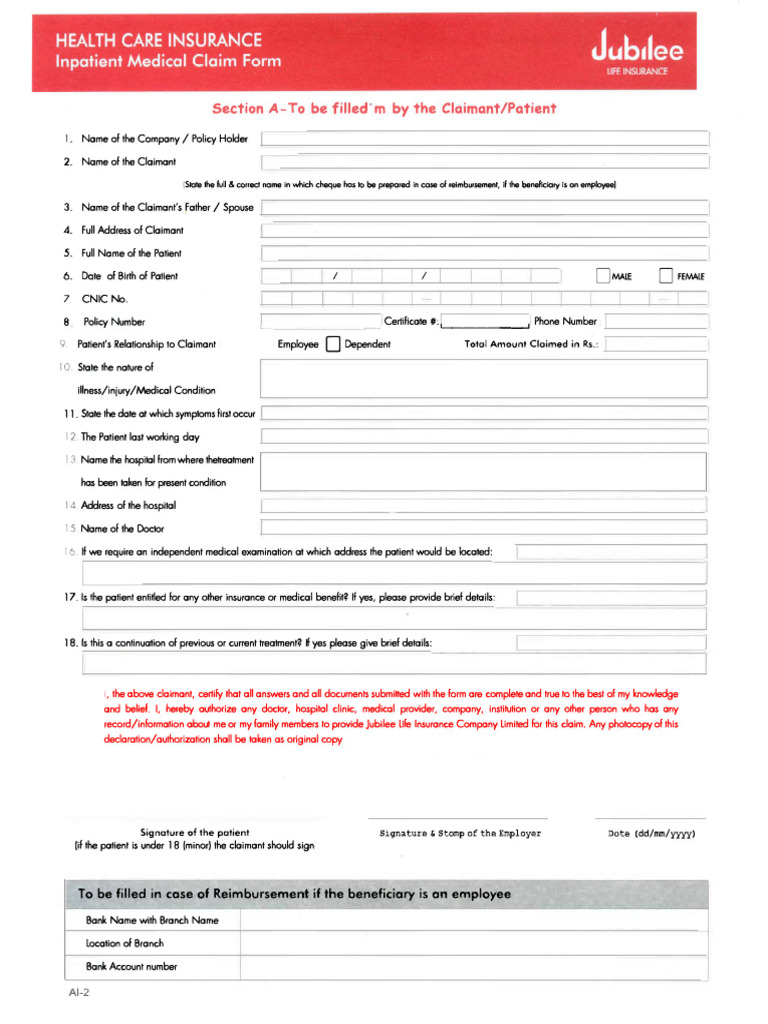 Jubilee Form | PDF