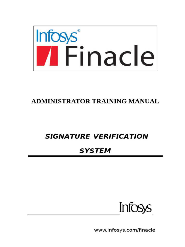 Signature Verification System Manual | PDF | Databases | Login